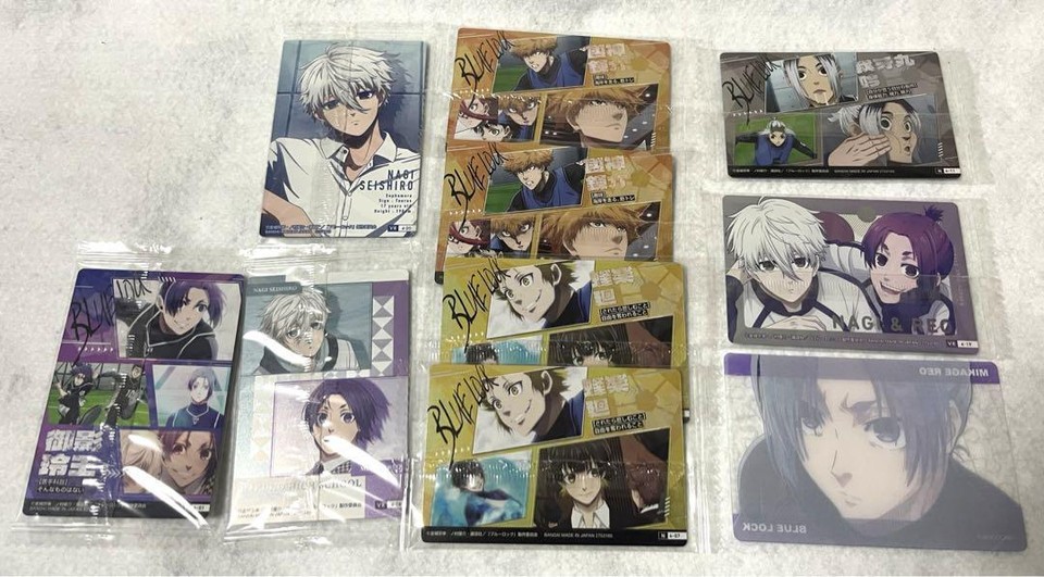 Blue Rock Wafer Character Cards Set Nagi Mikage Haraku & More - 10 ...