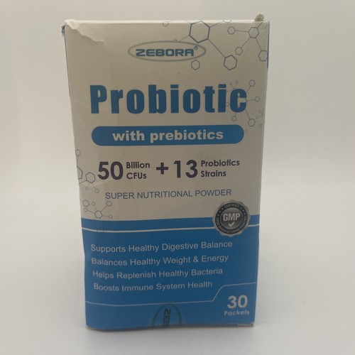 Zebora Probiotic 50 Billion CFU 13 Strains Nutritional Powder 30 ...