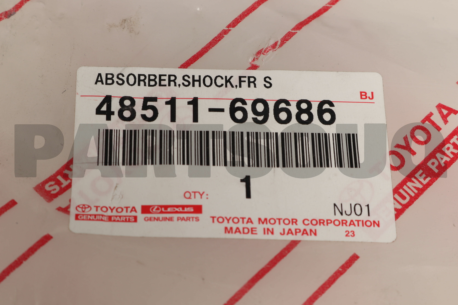 4851169686 Genuine Toyota ABSORBER SHOCK FR 48511-69686 | eBay