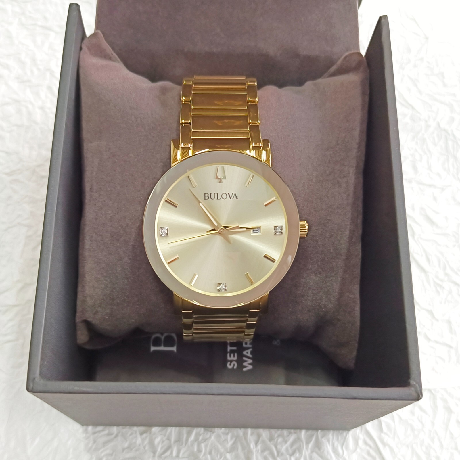 Bulova 97D115 Gold Men's Wristwatch for sale online | eBay