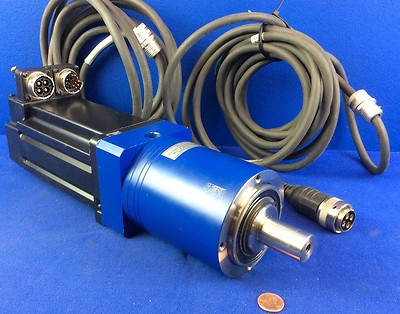 ALLEN BRADLEY MPL-A330P-MJ22AA KINETIX AC SERVO MOTOR w/ ALPHA LP ...