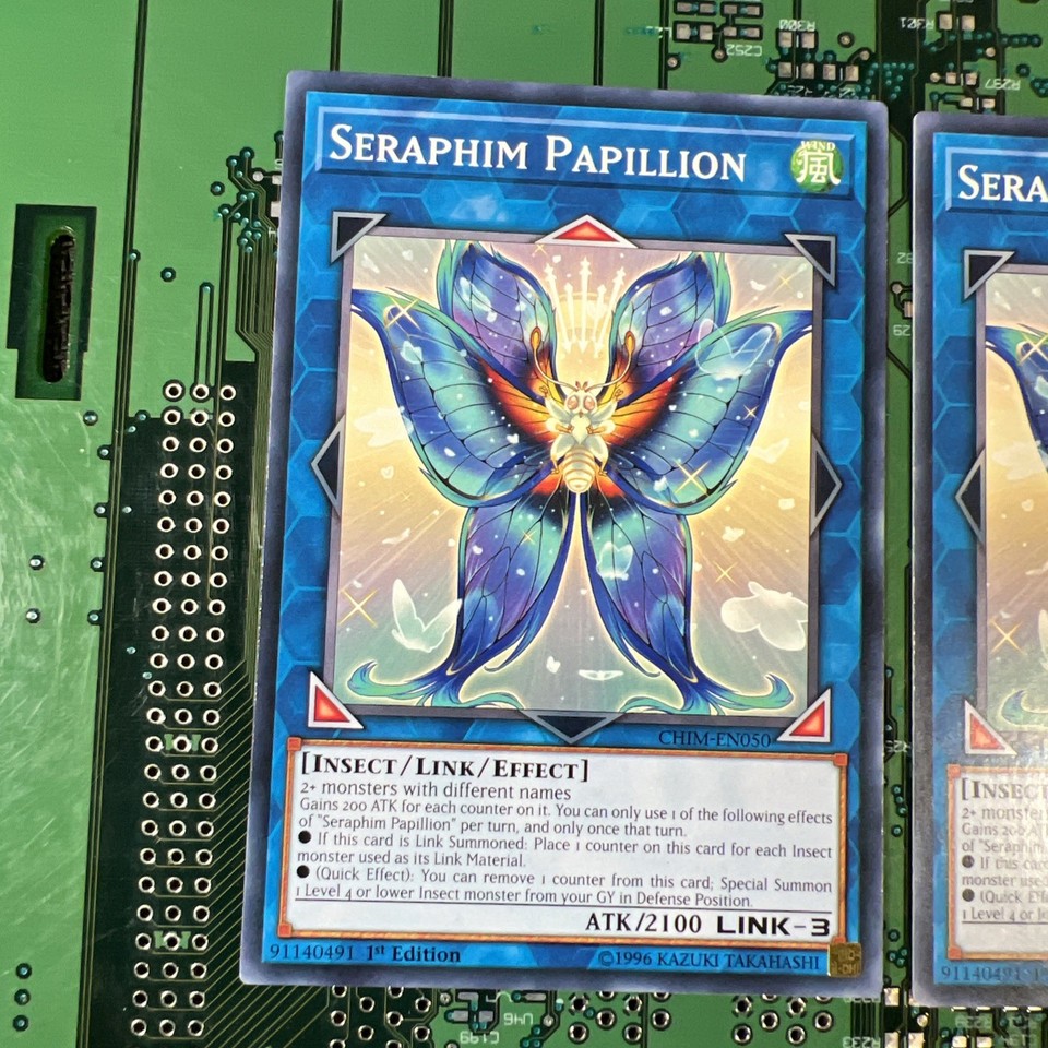 Seraphim Papillion - CHIM-EN050 - Common 1st Edition Yugioh Chaos Impact Card 2 | eBay