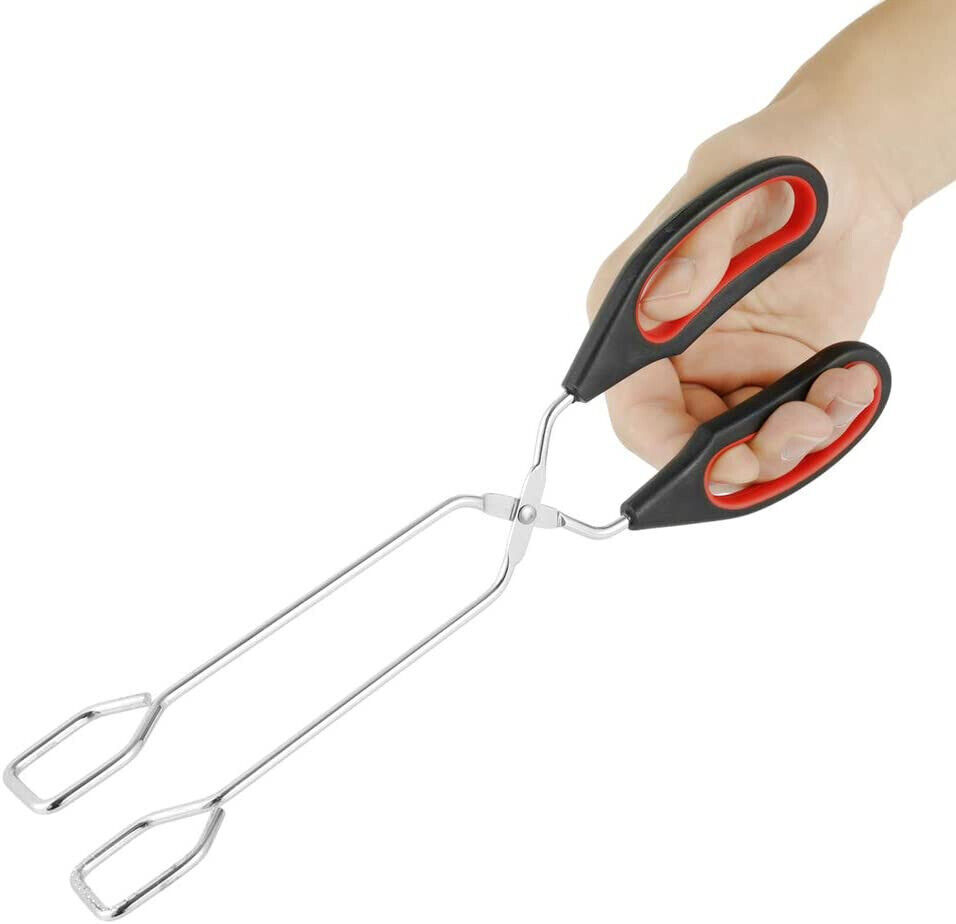 3 Pack Stainless Steel Scissor Tongs, Kitchen Tongs for Cooking Food ...