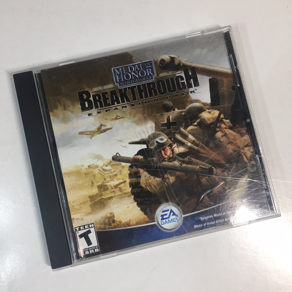 Medal of Honor Allied Assault Breakthrough Expansion Pack for PC 2003 ...