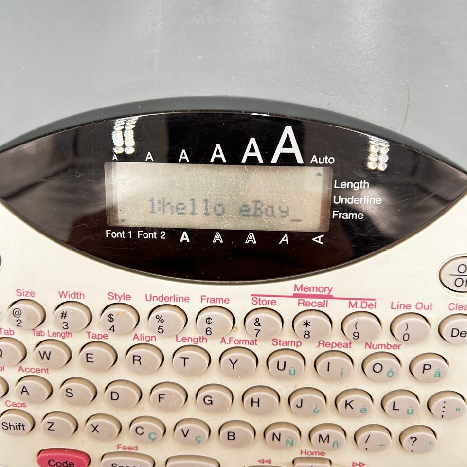 Brother P-Touch Label Maker Model PT-1800/1810 w/ Manual & 3 Tapes | eBay