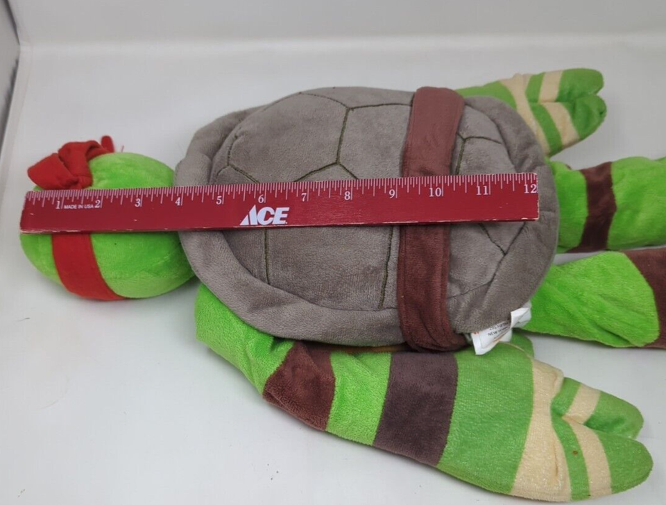 TMNT Raphael Plush Teenage Mutant Ninja Turtles Nickelodeon Stuffed ...