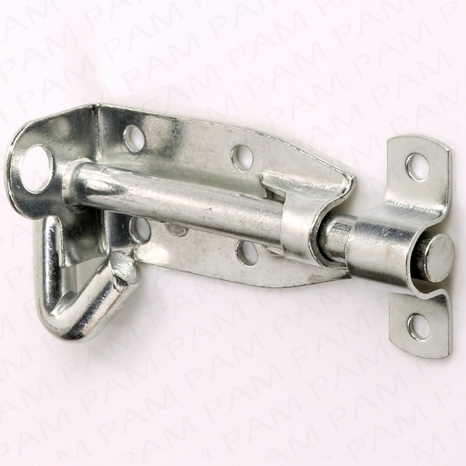 HEAVY DUTY 100mm GALVANISED PADLOCK BOLT Sliding Safety Security ...