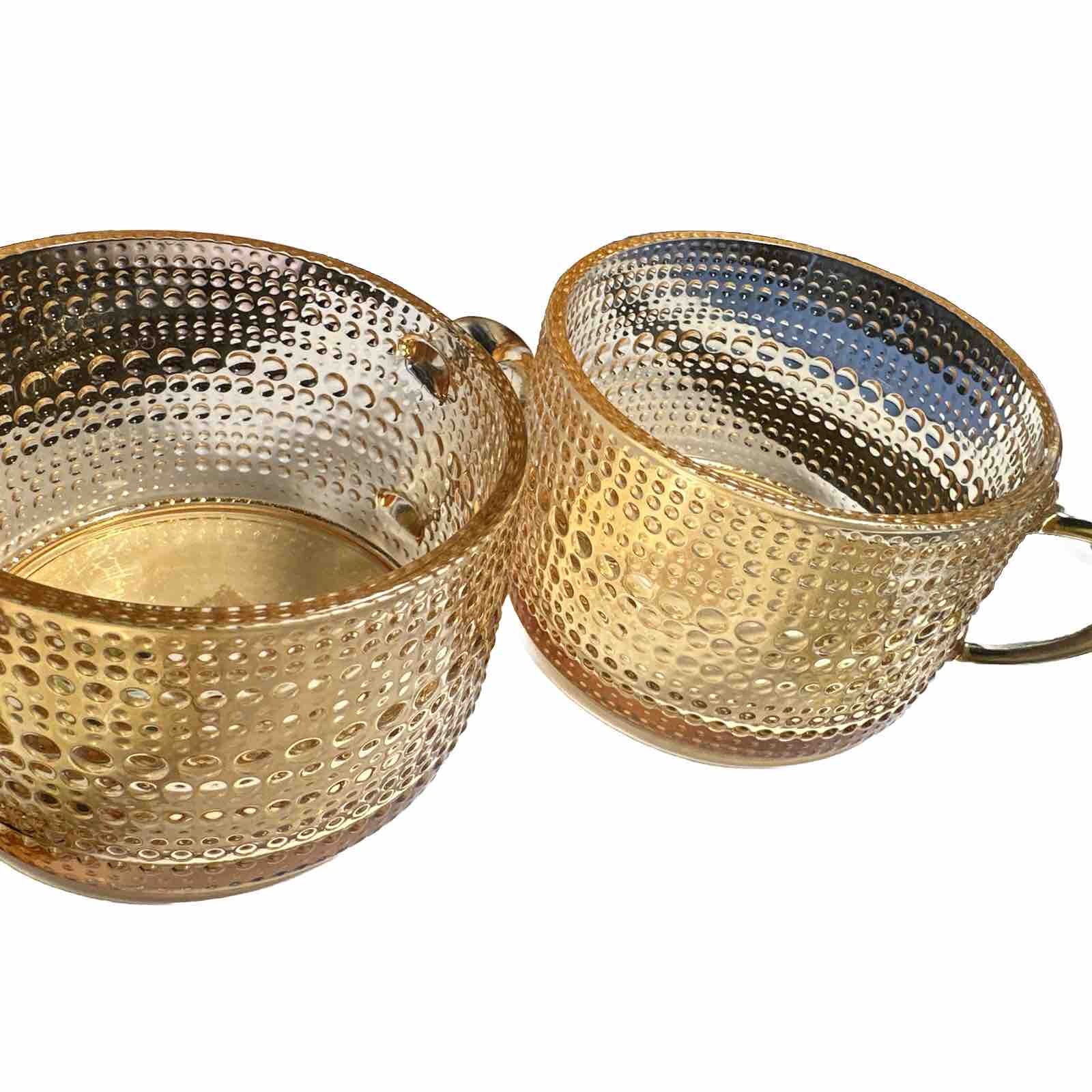 HOME ESSENTIALS AND BEYOND New Tea/Coffee Amber Cups 3" Tall - 10 oz | eBay