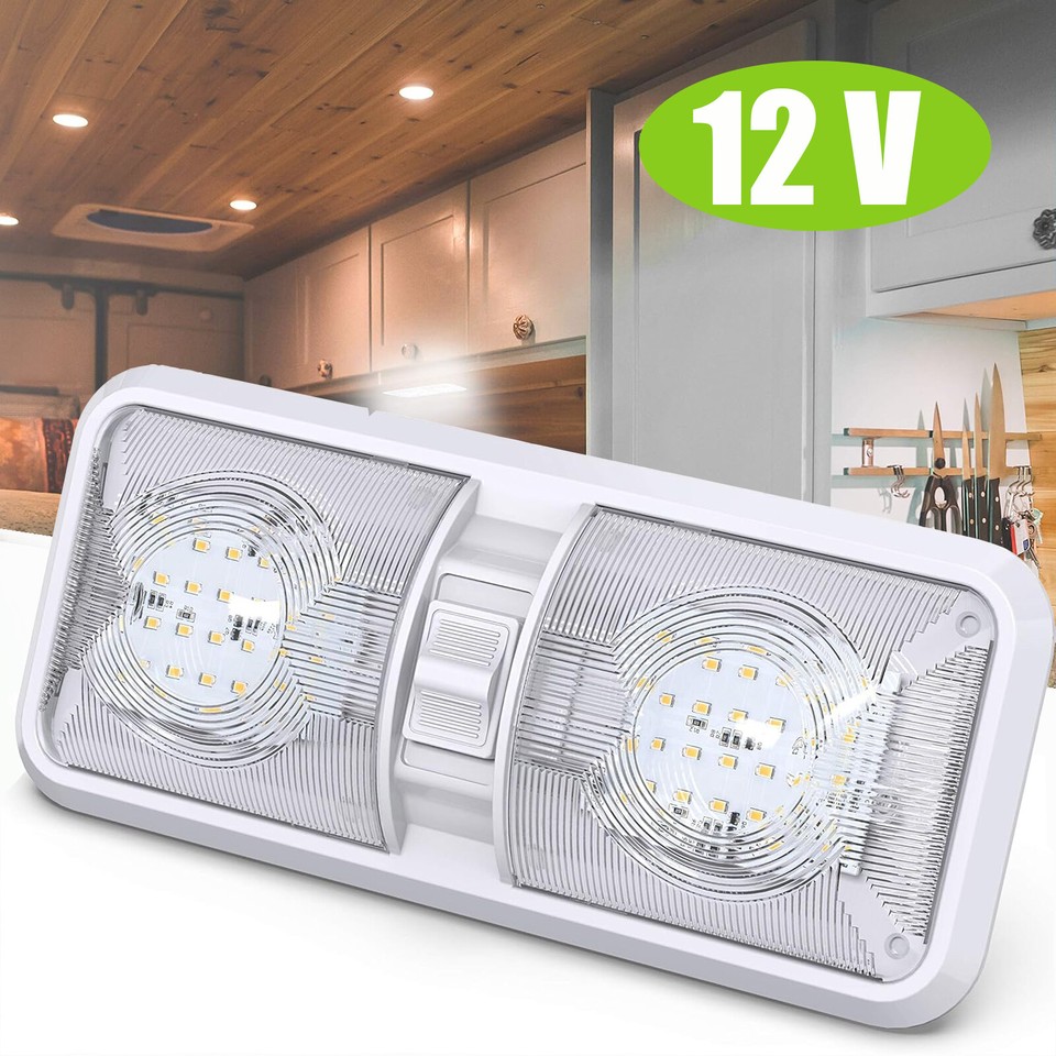 1-10x 12V Led RV Ceiling Dome Light RV Interior Lighting for Trailer ...