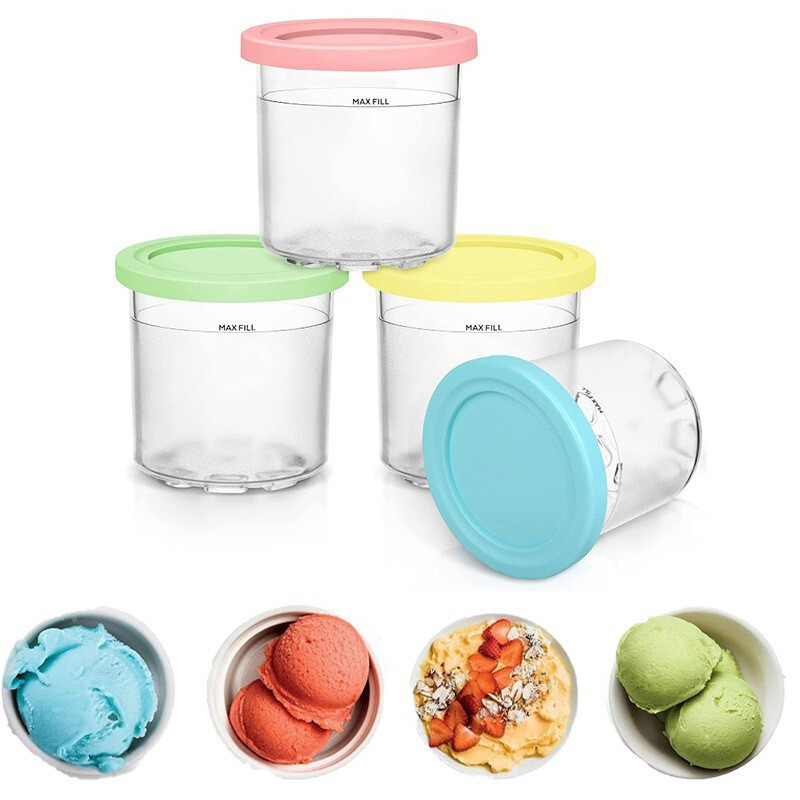 Ice Cream Pints Cup For Ninja Creamie Ice Cream Maker Cups Reusable Can ...