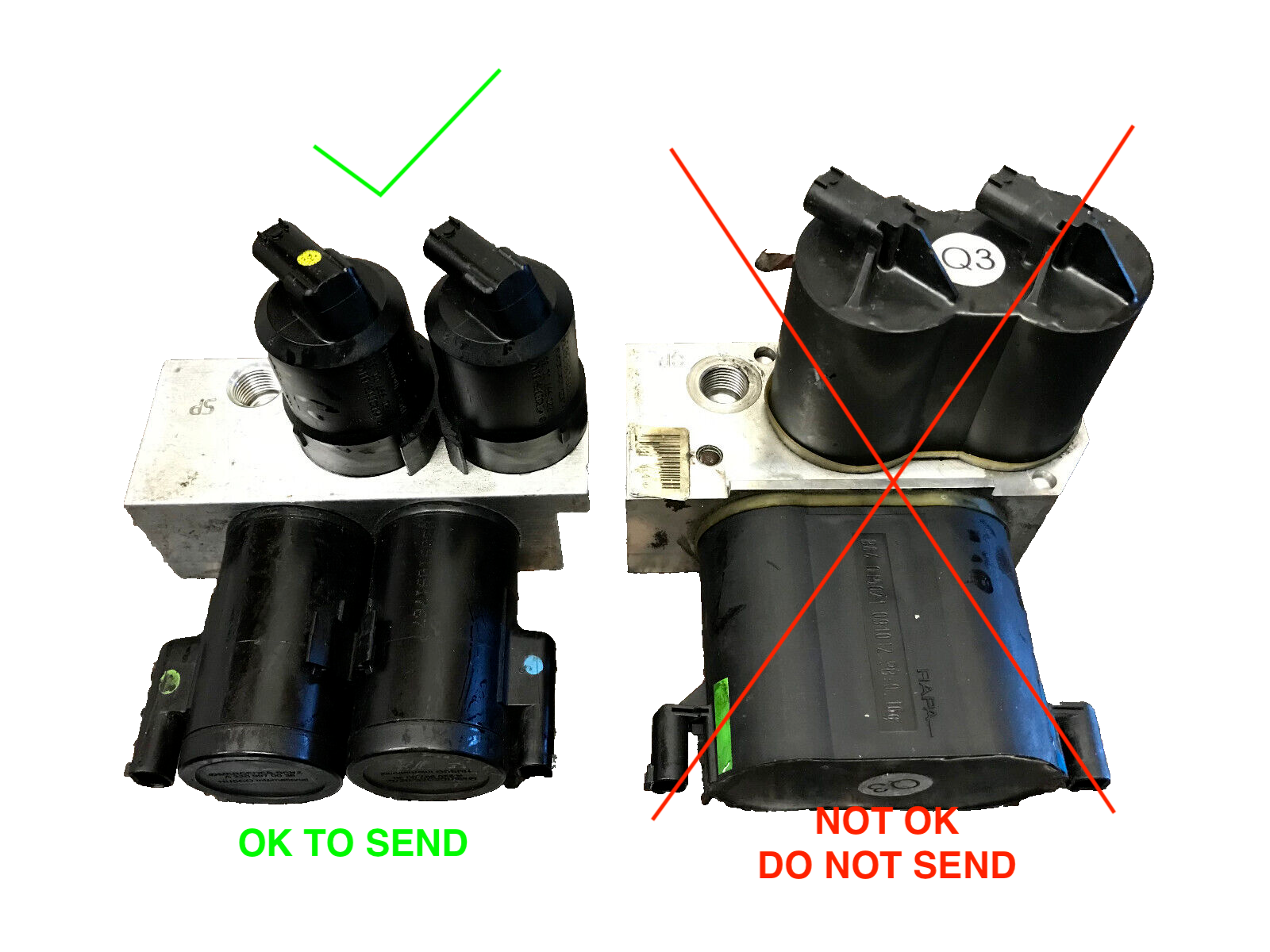 **READ** MAIL IN REPAIR SERVICE Mercedes w215 W220 ABC Valve Block CL ...