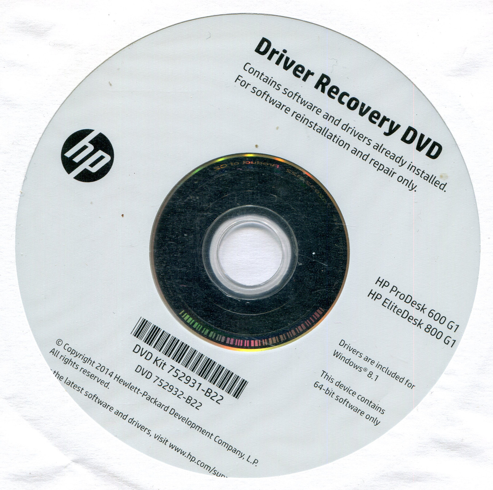 Driver Recovery Windows 8.1 Original 64 bit HP | eBay