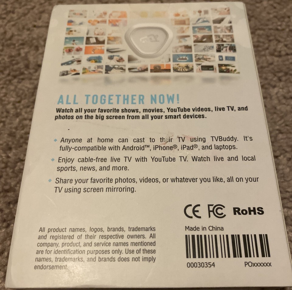 TV Screen Caster (TV Buddy) NEW (Operated By Your Smart Device) | eBay