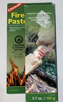 Coghlan's Fire Paste 3.7oz new Ignite fiore | eBay