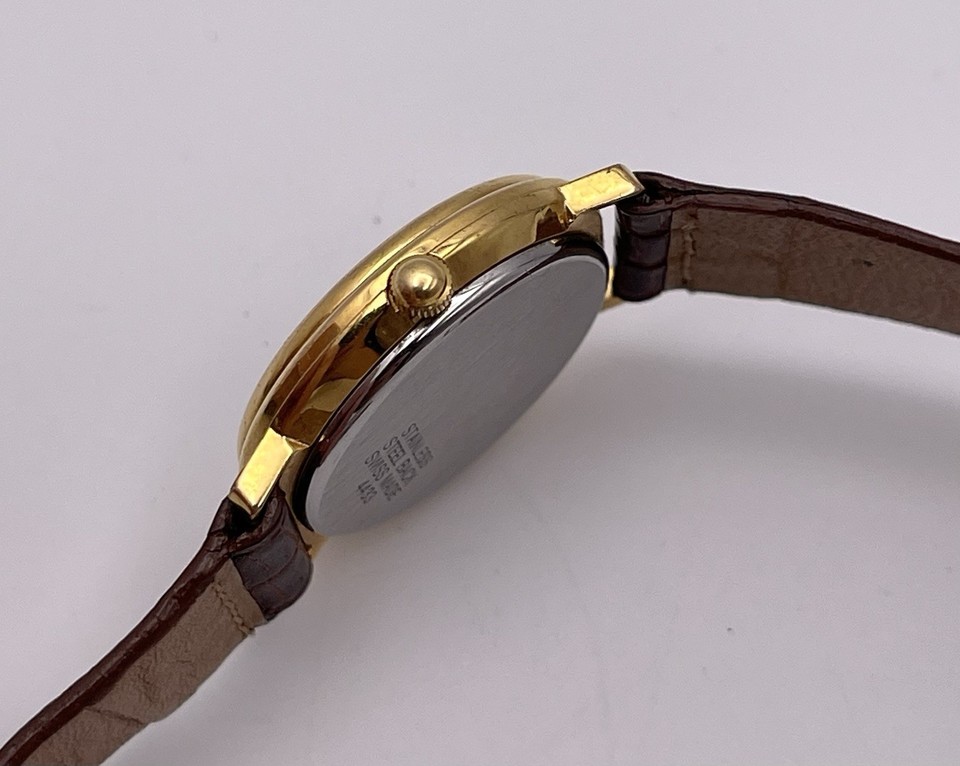 Vintage Exactly Moon Phase 27mm Ladies Wrist Watch Gold Tone Date | eBay