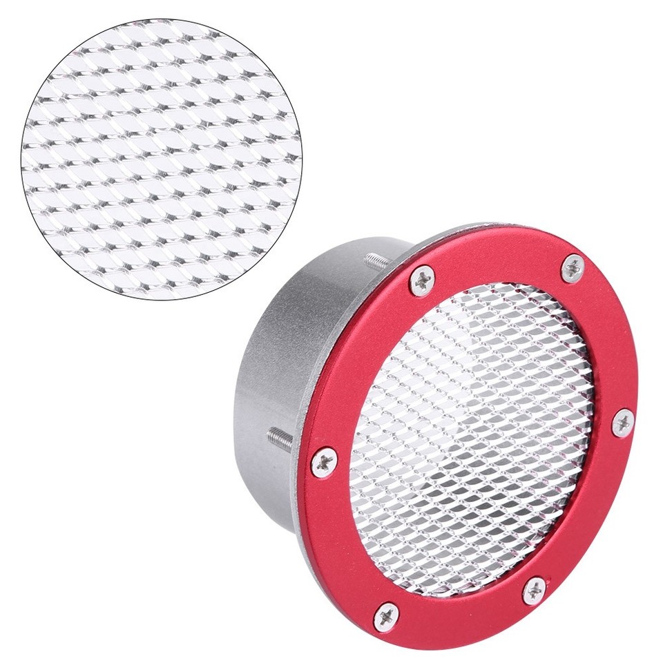|Red Car Racing Air Duct Grille Bumper Vent Inlet For Cold Air Intake ...