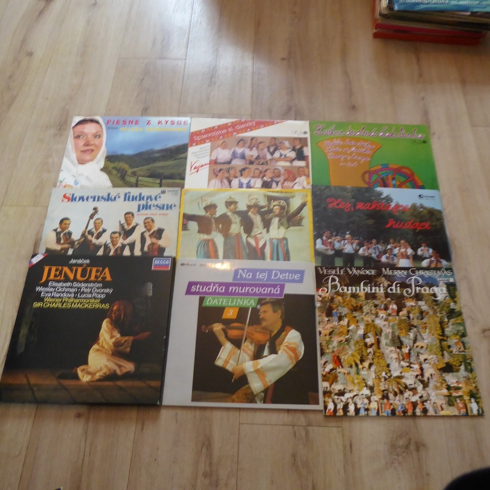 Job Lot Of 50 LP Records Bundle Slovak Czech Classical Folk Music Mixed ...