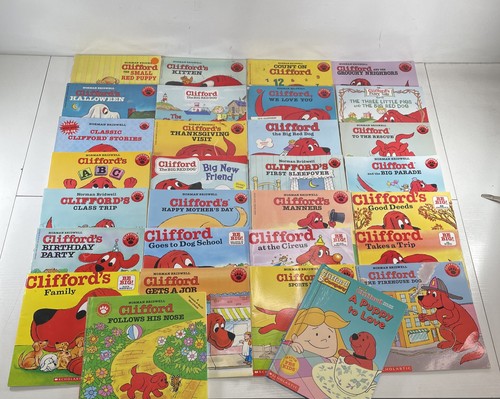 Lot of 30 Clifford The Big Red Dog Paperback Books By Norman Bridwell ...