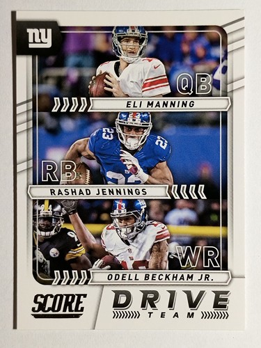 2017 Score Drive Team #13 Eli Manning/Odell Beckham Jr./Rashad Jennings ...