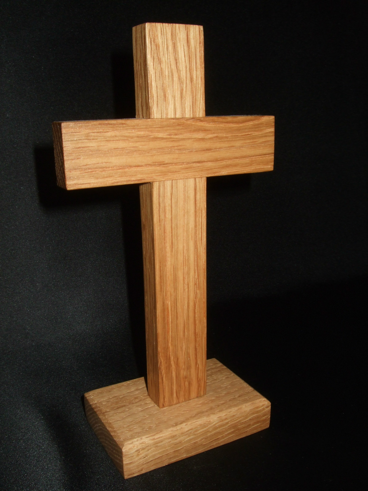 Solid Oak Wood Church Altar Cross Wooden Memorial Crosses for Chapel ...