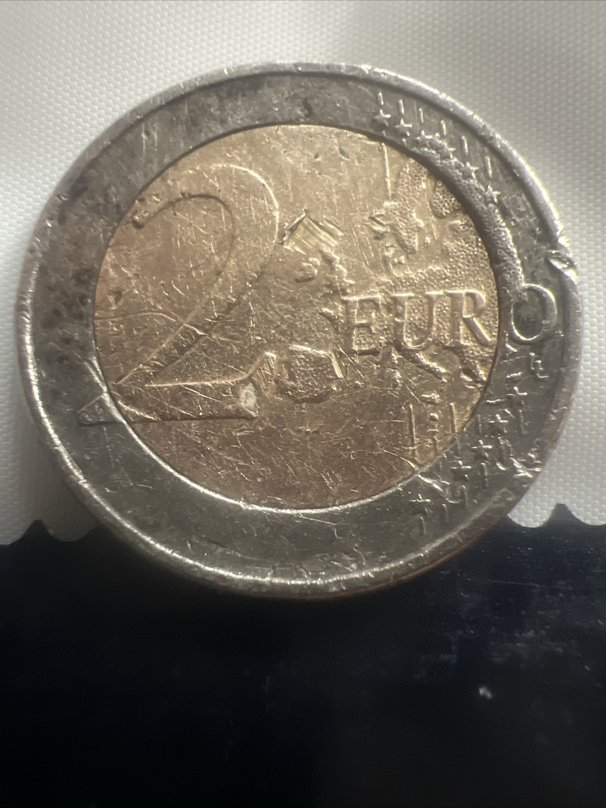 2euro kynpoe kibris 2008 Is Crusher Survived Coin. Few Scratches,Dent ...