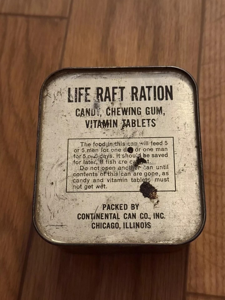 Vintage WW2 Era Life Raft Assorted Charms Candy Ration Sealed w/ Single ...