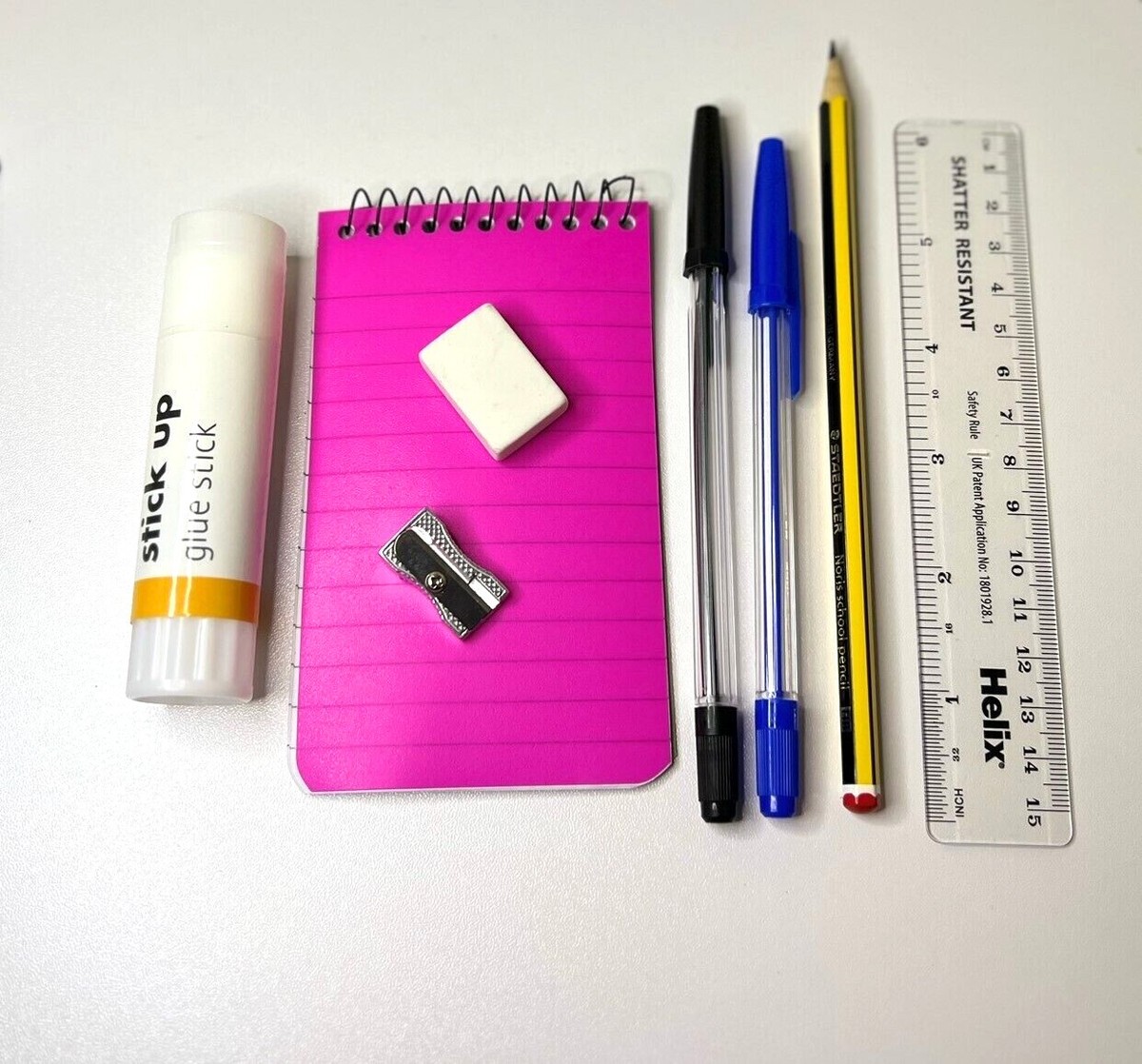 Ruler Pencil Eraser Man