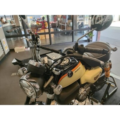 GENUINE KITACO HONDA MONKEY 125 Z125 HANDLE BRACE BLACK ALUMINUM HAND ...