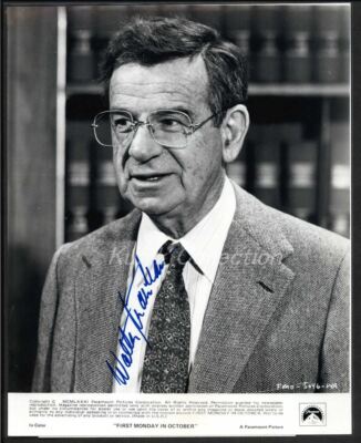 Walter Matthau - Signed Vintage Celebrity Autograph Photo - First ...