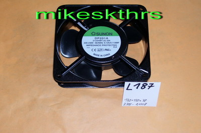 Axiallüfter 120x120x38 Lüfter 230V - 22/21W ..L 187-11 ..............0 ...
