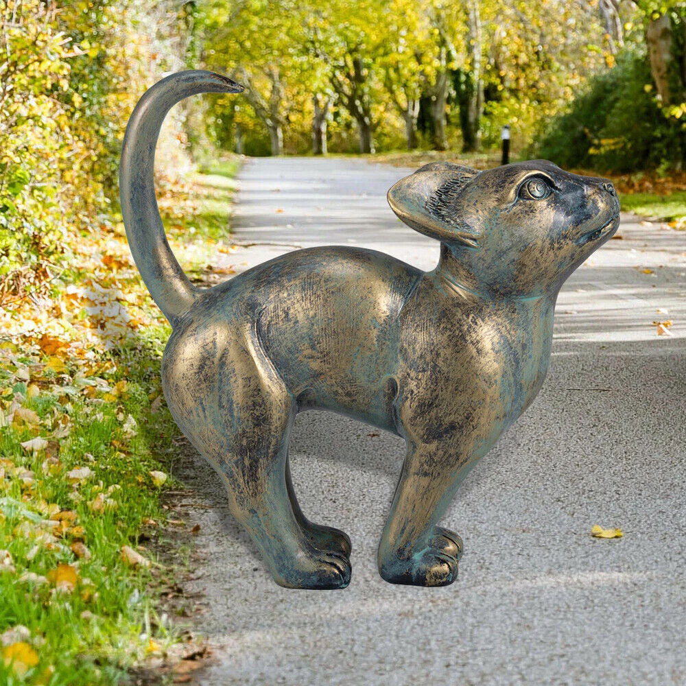 Bronze Cat Figurines