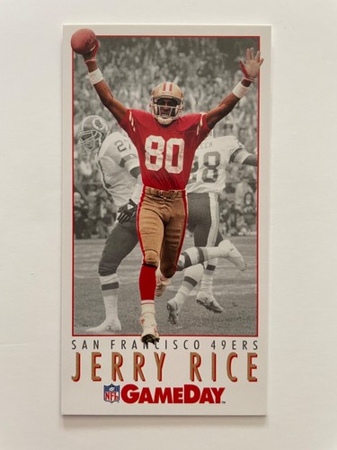 💎1992 GameDay Football Jerry Rice HOF NFL San Francisco 49ers #336 | eBay