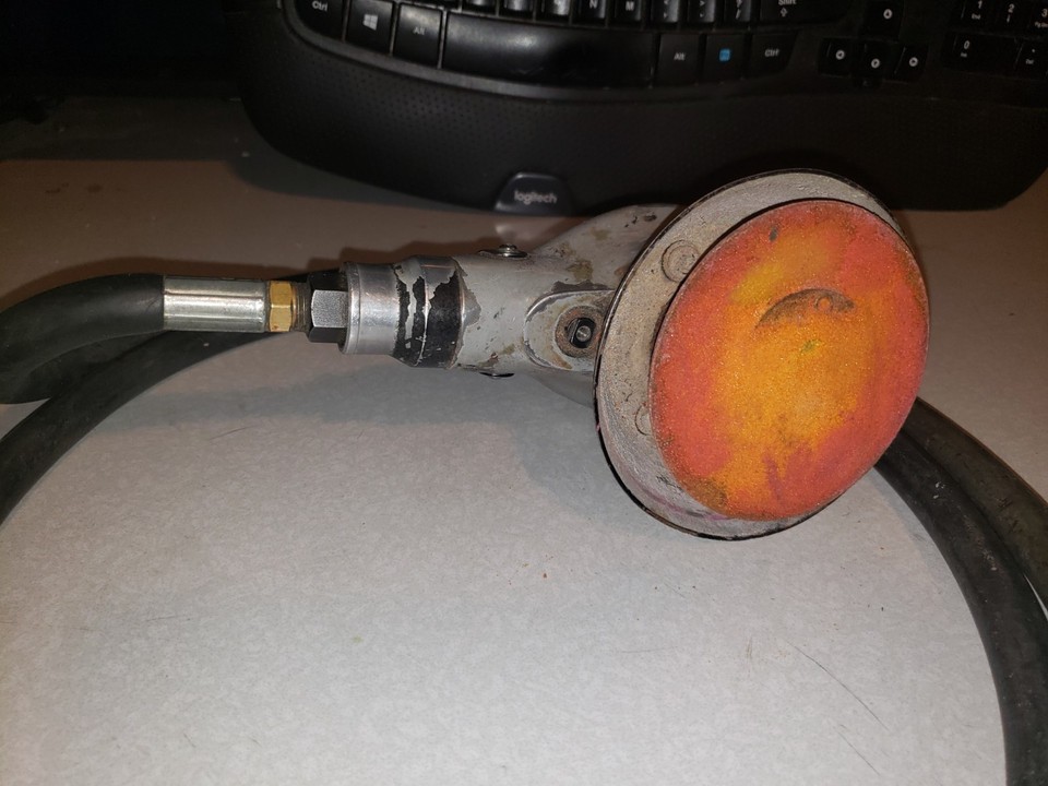 SIOUX TOOLS 5" INCH PNEUMATIC ORBITAL PALM SANDER 690X AIR AUTO BODY ...