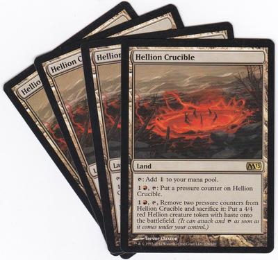 MTG: M2013: Hellion Crucible X 4 | eBay
