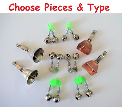 5 to 50 Pieces Fishing Pole Bells Fishing Alarm Clip Alert Bells | eBay