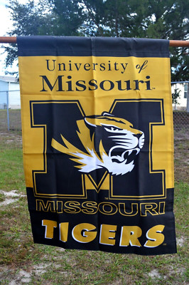 Missouri MIZZOU Tigers Flag Banner Vertical 30" x 42" Double Sided | eBay