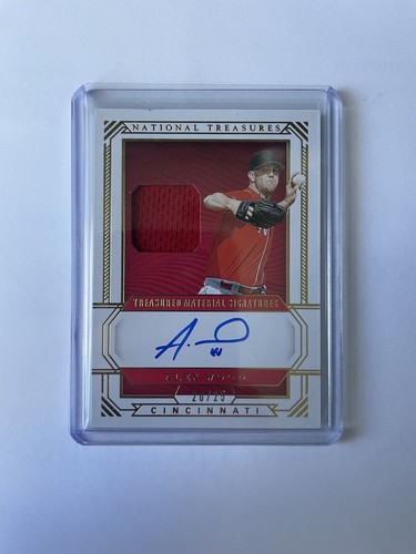 2019 National Treasures Treasured Material Signatures Gold /25 Alex ...