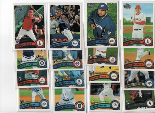 RARE 2011 TOPPS DIAMOND ANNIVERSARY SET LOT CONGER TRUMBO ALONSO 31X ...
