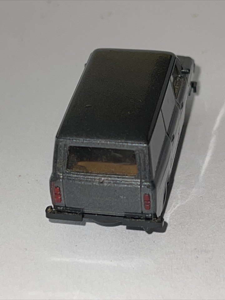 HO Scale Ford Transit Cargo Van • Herpa • 1:87 • Grey • Realistic ...