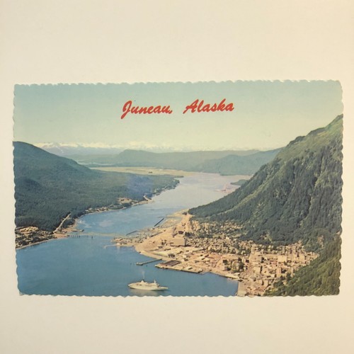 Juneau Alaska Cruise Ship River Gorge Chrome Era Postcard 6x4 | eBay