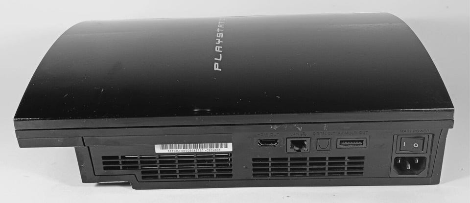 Sony PlayStation 3 PS3 Phat Mode Console, Black, Model CECHG01 with ...