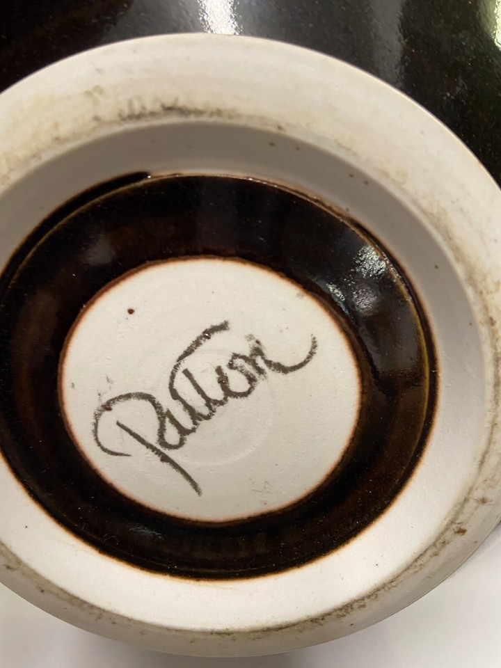 Matthew Patton Ceramic Art Pottery Bowl 11" wide and 4" high | eBay