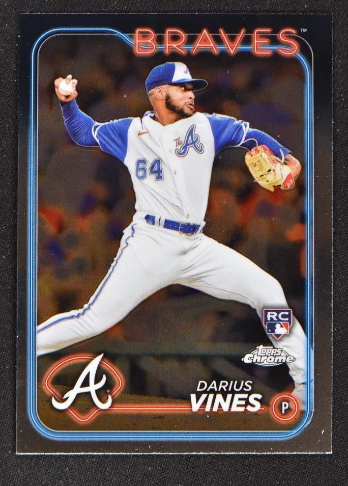 2024 Topps Chrome Base #197 Darius Vines - Atlanta Braves | eBay