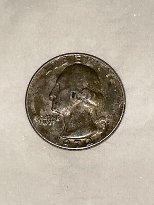 1972 D Quarter - Filled in Mint Mark, Die Error | eBay