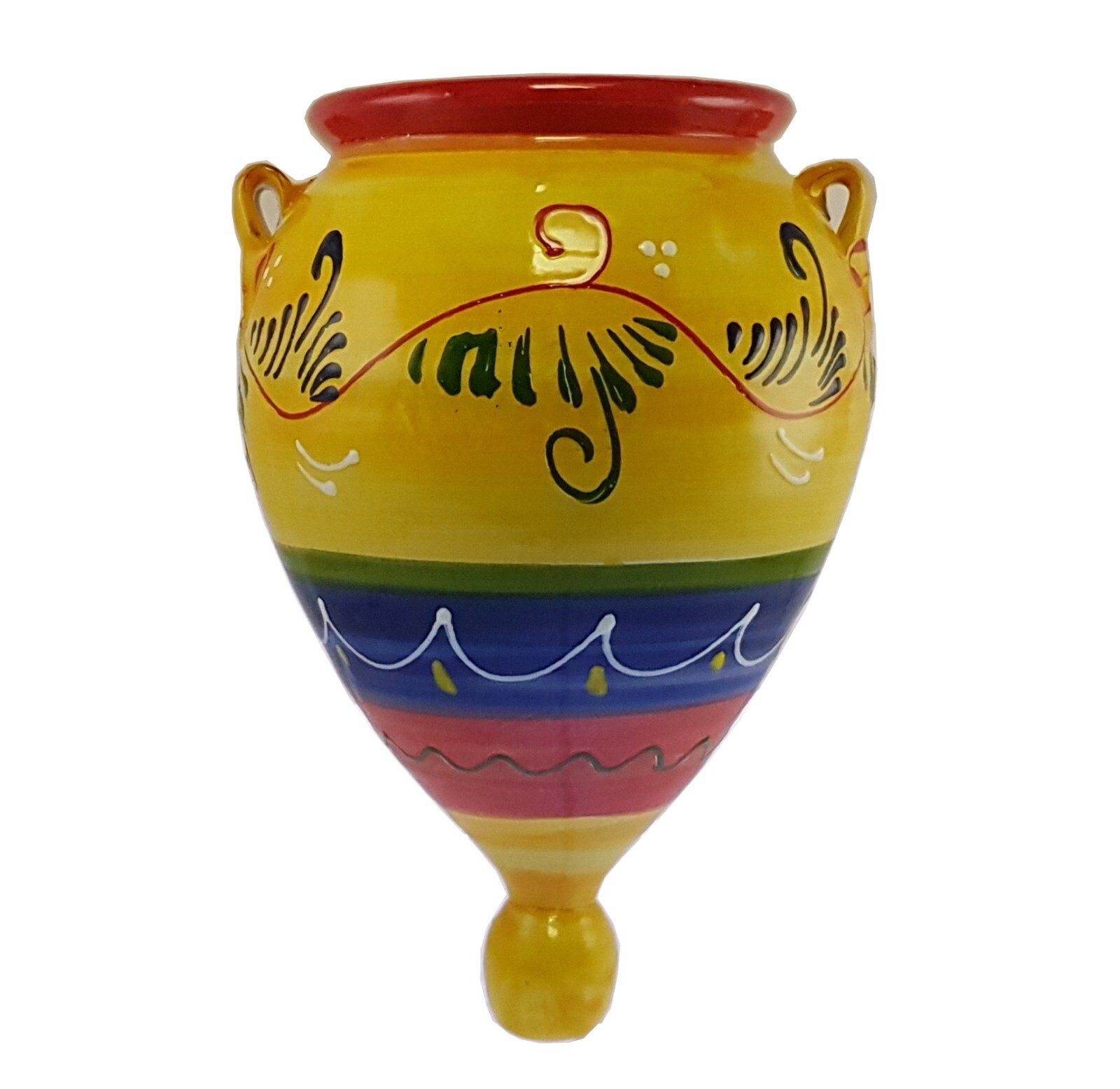 Spanish Hanging Urn Wall Pot Orza de Pico 28 cm x 17 cm Handmade ...