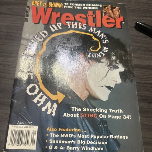 The Wrestler Magazine April 1997 STING 1990s WCW NWA | eBay