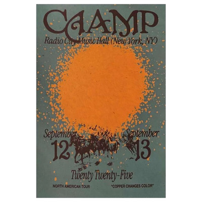 Caamp New York Tour Poster – Sep 12–13, 2025 | eBay