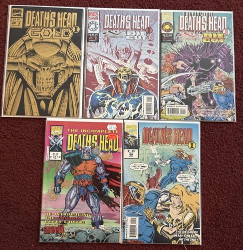 Death's Head Lot 5 #II 2nd 1, 2, Incomplete 1, 9, 1993 Marvel Comics NM ...