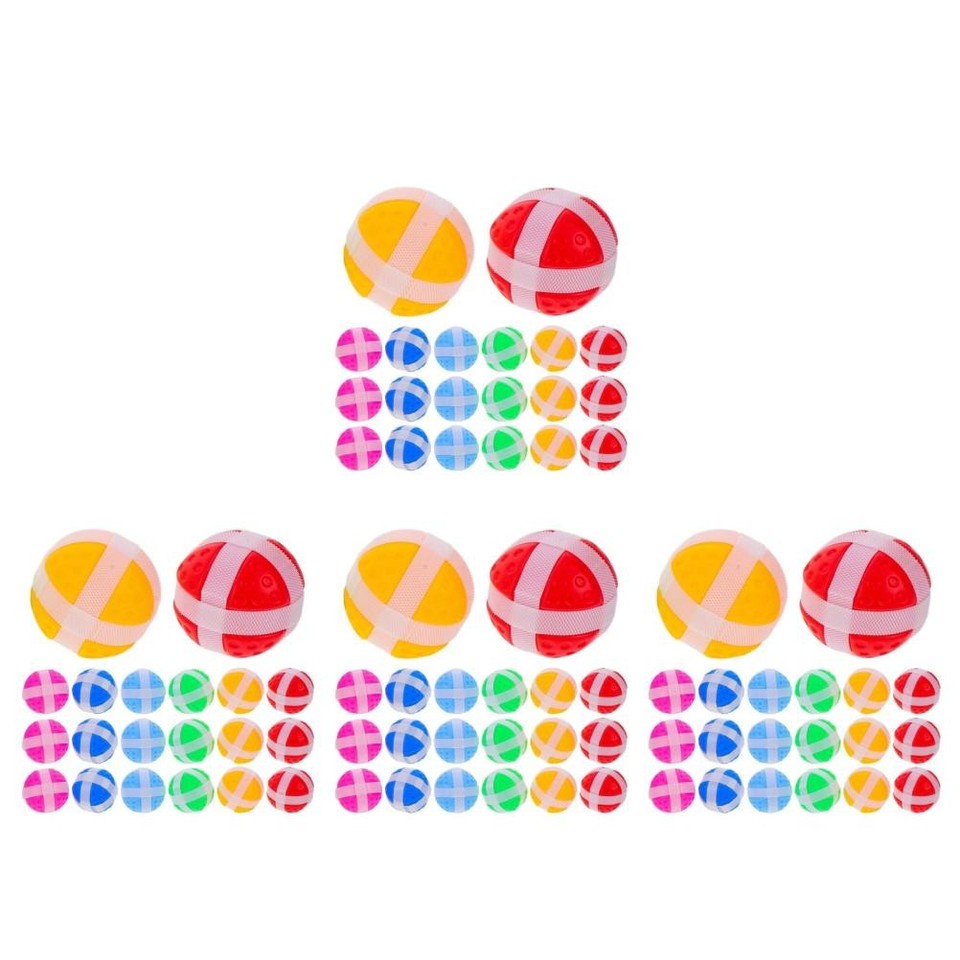 36pcs Sticky Balls Dart Board Hook and Loop Balls Toy for Indoor and ...