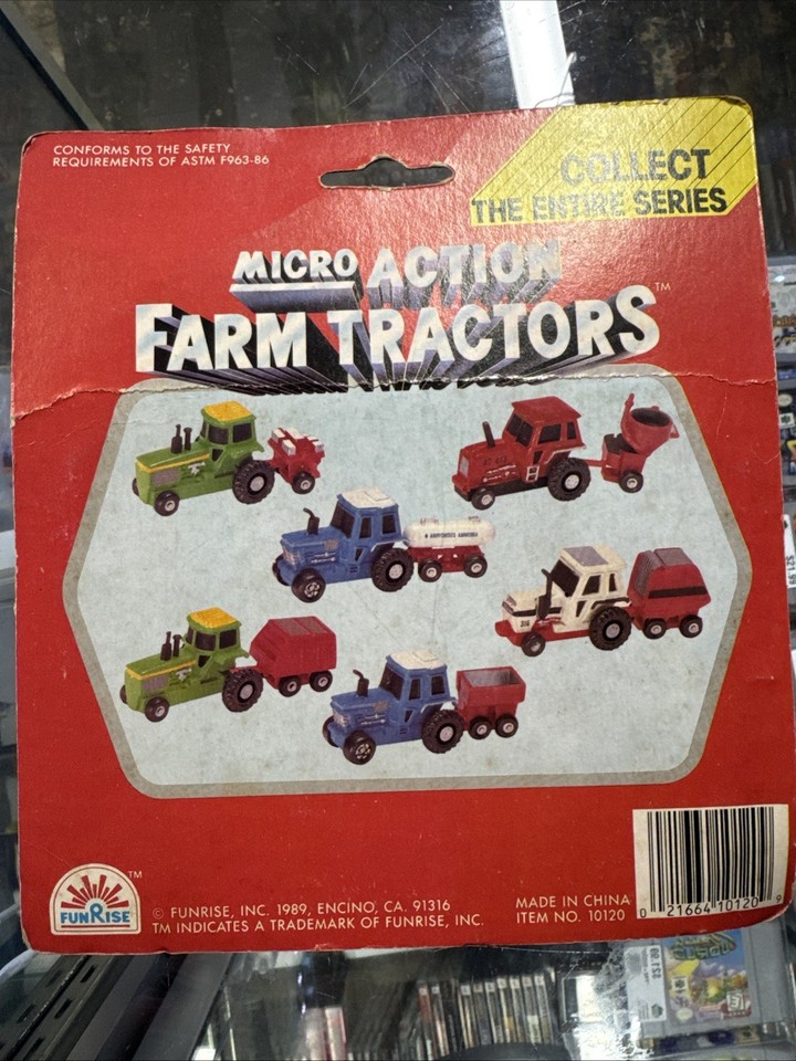 Funrise Micro Action Farm Tractors Lot Of 5 New In Sealed Package | eBay